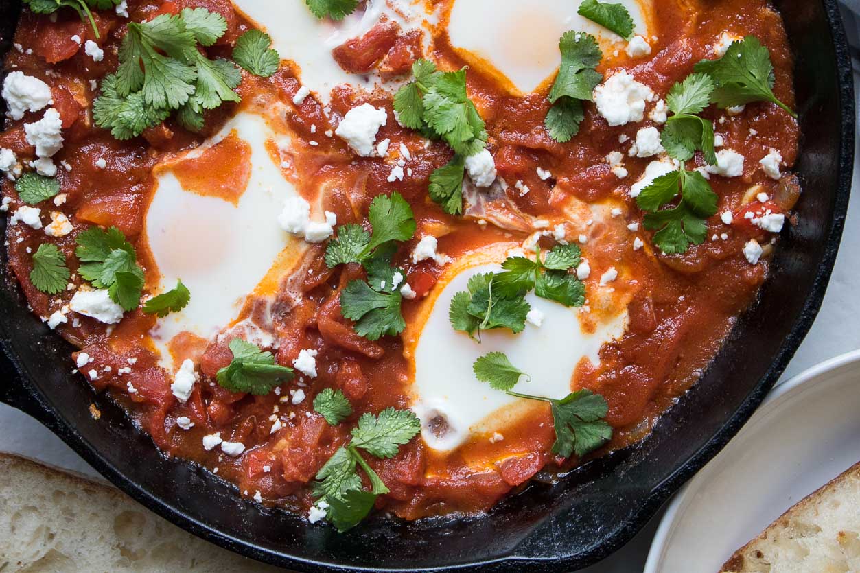 Easy Shakshuka Recipe with Feta - Stephanie Kay Nutrition