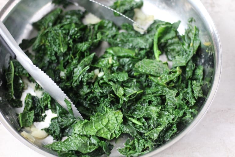 Sautéed Garlic Kale with Butter - Stephanie Kay Nutrition