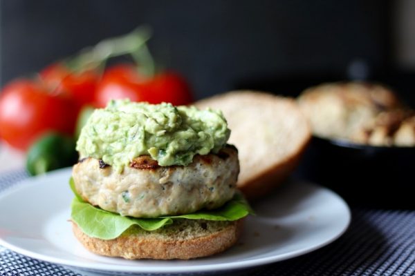 Jalapeno Lime Chicken Burgers - Stephanie Kay Nutrition