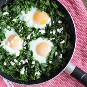 Kale and Eggs Breakfast Skillet - Stephanie Kay Nutrition
