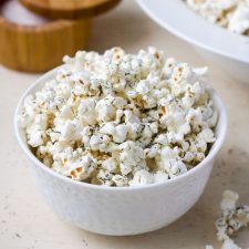 Dill Pickle Popcorn Recipe - Stephanie Kay Nutrition