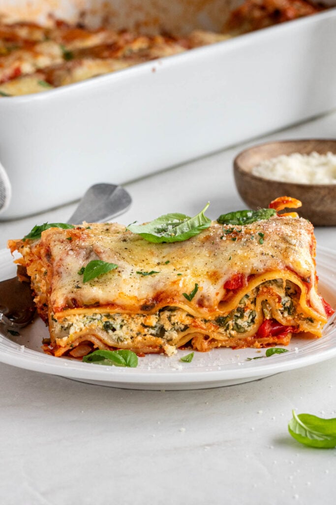 Ricotta and Vegetable Lasagna - Stephanie Kay Nutrition