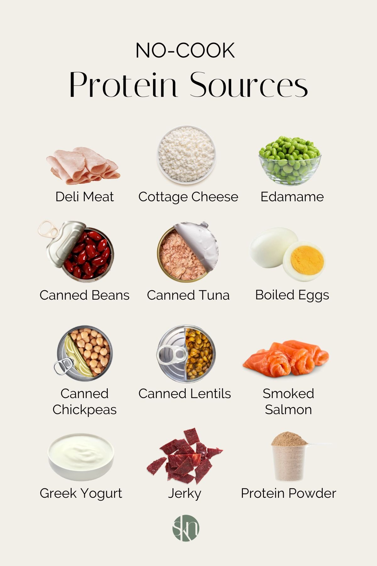 12 No-Cook Protein Sources - Stephanie Kay Nutrition