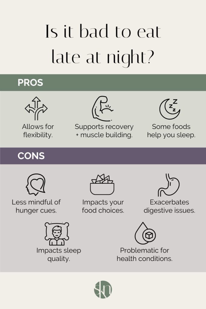 Is it Bad to Eat Late at Night? - Stephanie Kay Nutrition