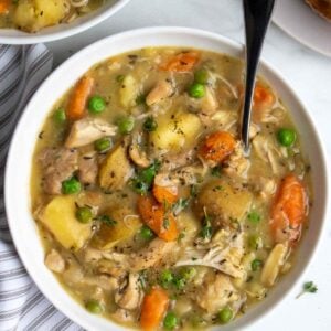 Slow Cooker Chicken Stew - Stephanie Kay Nutrition
