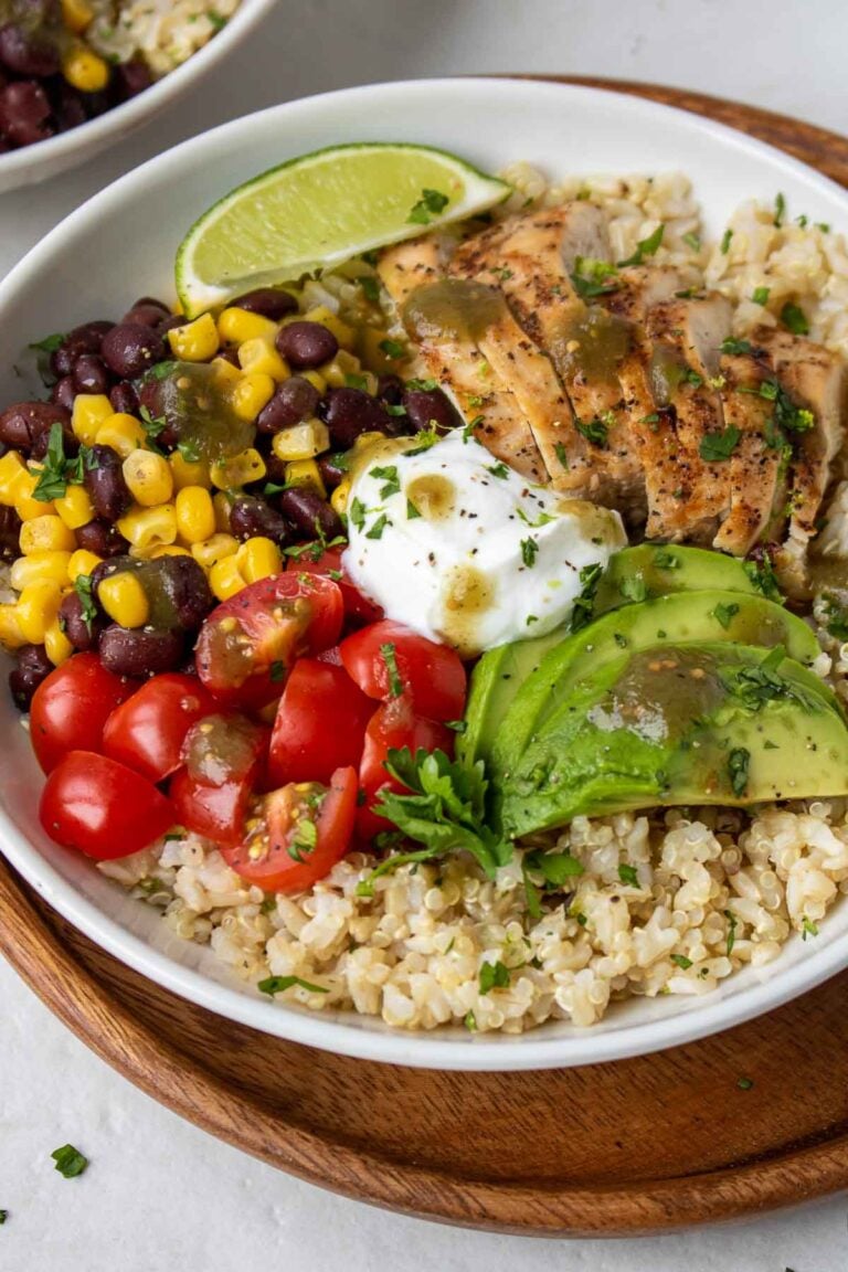Baja Bowl with Chicken (Panera Copycat) - Stephanie Kay Nutrition