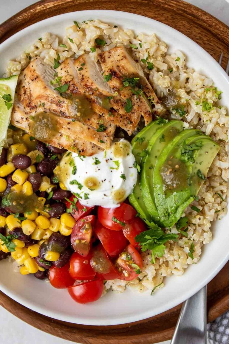 Baja Bowl with Chicken (Panera Copycat) - Stephanie Kay Nutrition