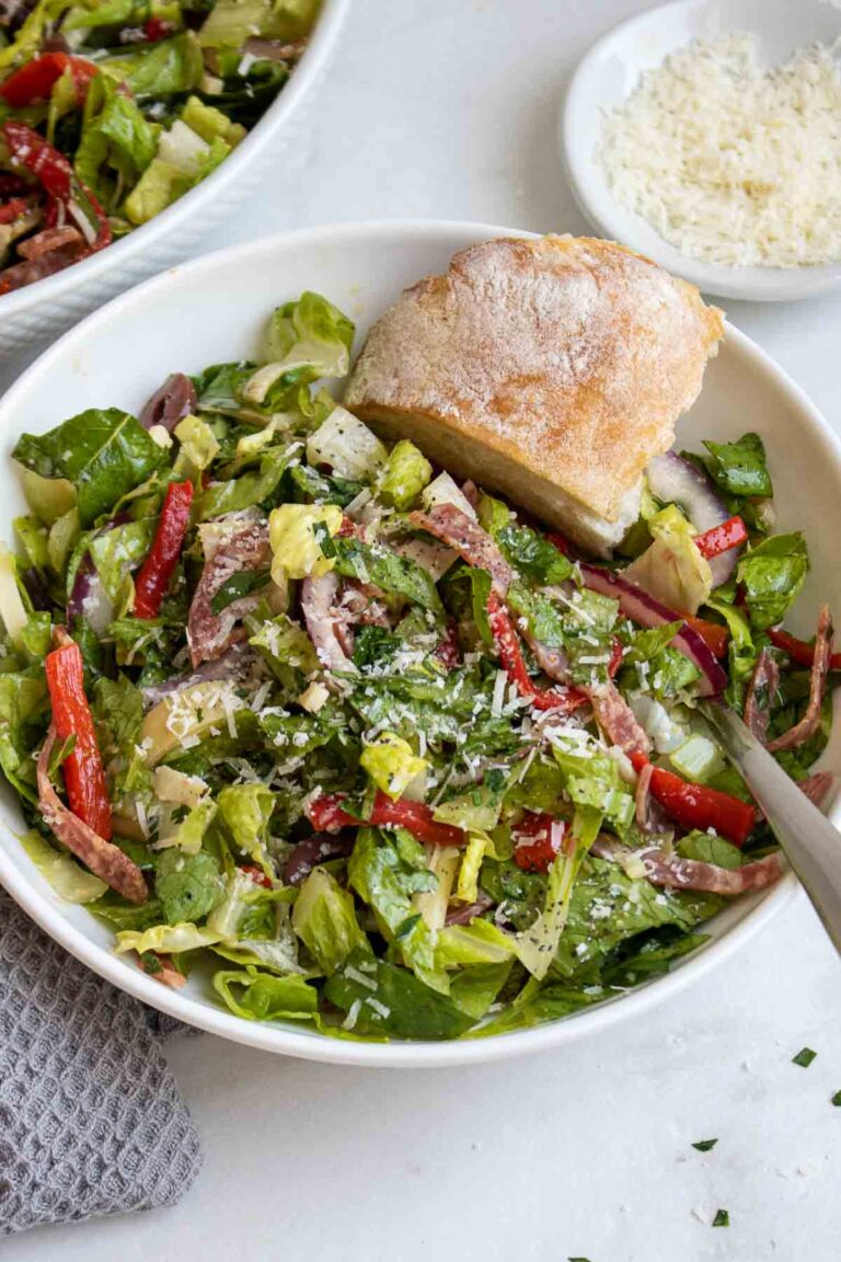 Chopped Italian Deli Salad - Stephanie Kay Nutrition