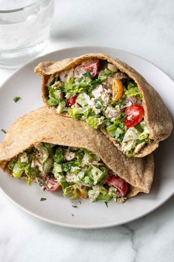 Tuna Salad Pita - Stephanie Kay Nutrition