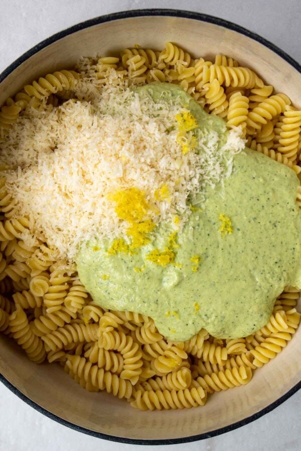 Creamy Zucchini Pasta - Stephanie Kay Nutrition
