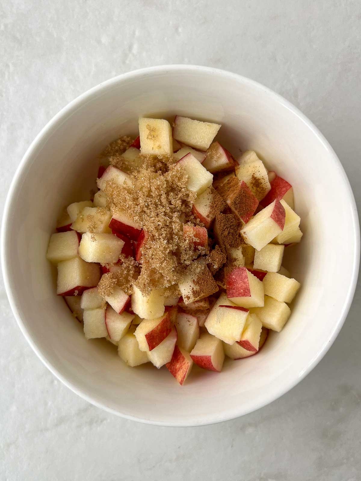 Single Serving Apple Crisp - Stephanie Kay Nutrition