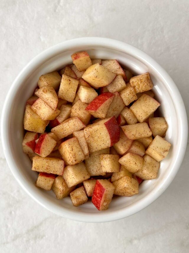 Single Serving Apple Crisp Stephanie Kay Nutrition