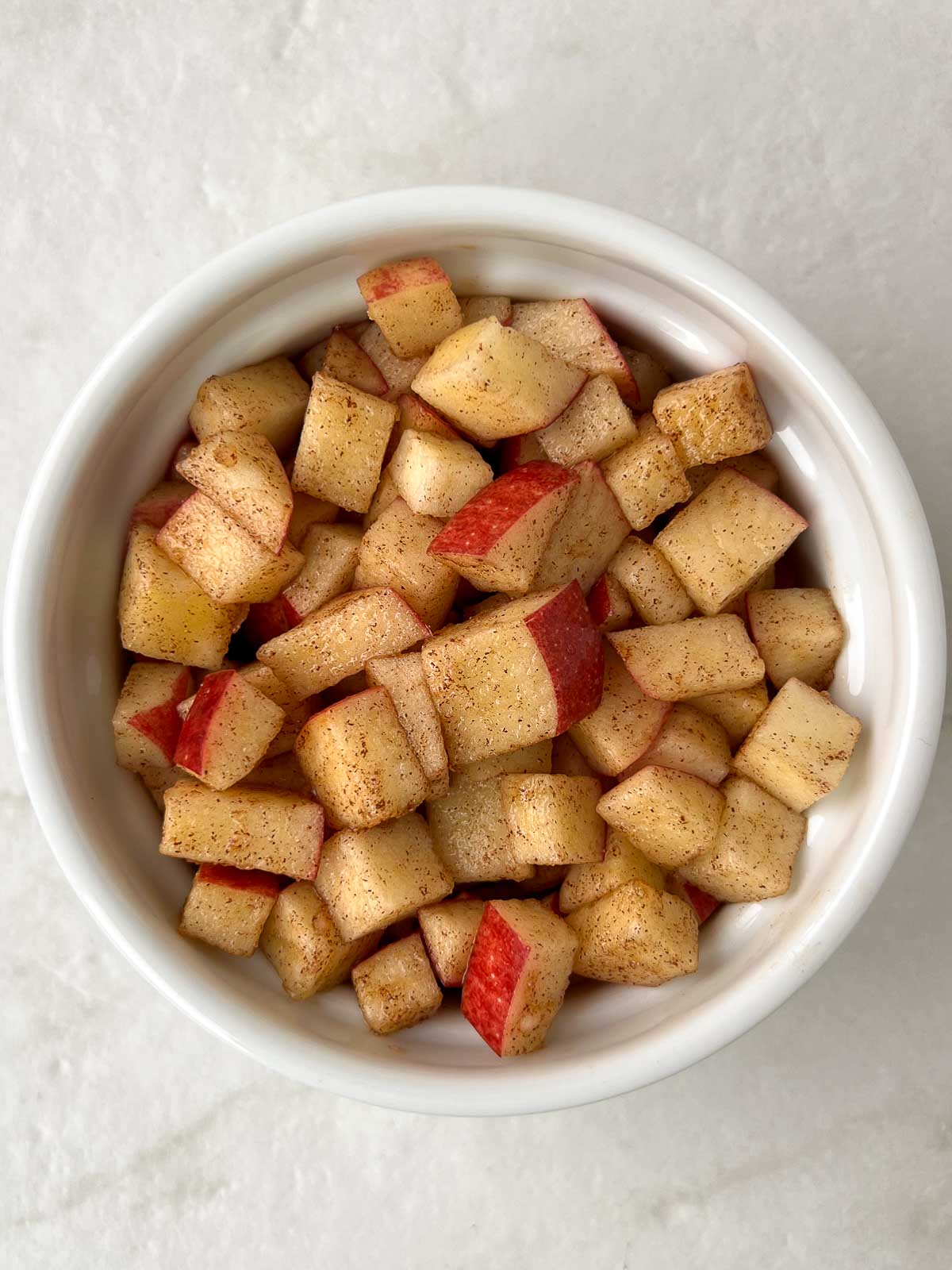 Single Serving Apple Crisp - Stephanie Kay Nutrition