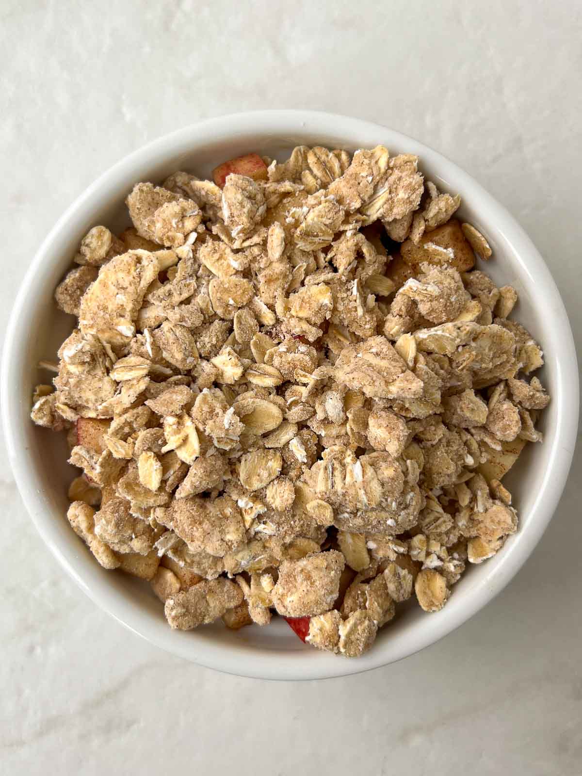 Single Serving Apple Crisp - Stephanie Kay Nutrition