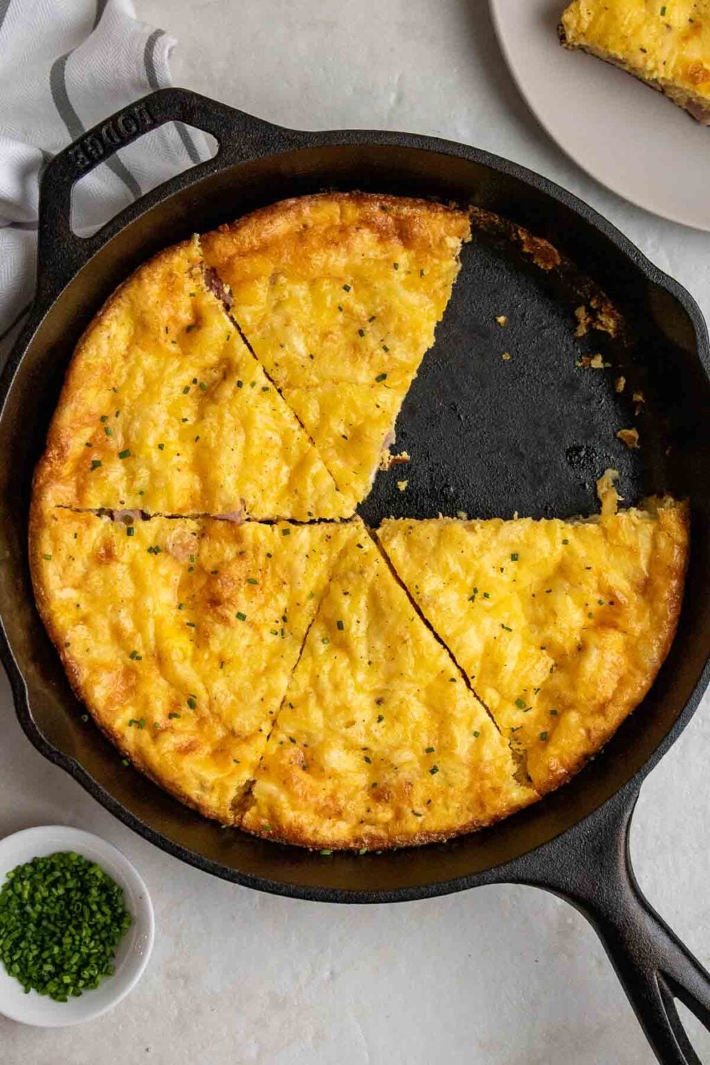 Ham and Cheese Frittata - Stephanie Kay Nutrition