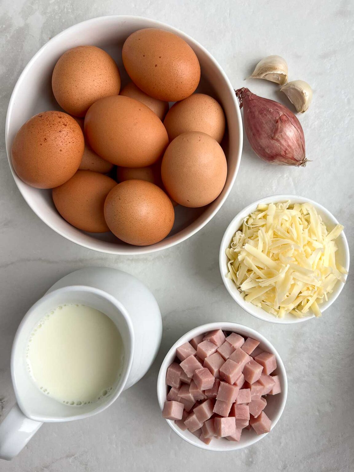 Ham and Cheese Frittata - Stephanie Kay Nutrition