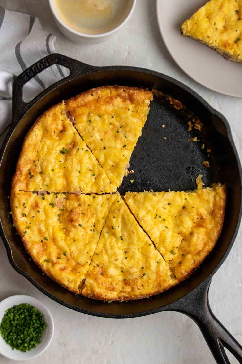 Ham and Cheese Frittata - Stephanie Kay Nutrition