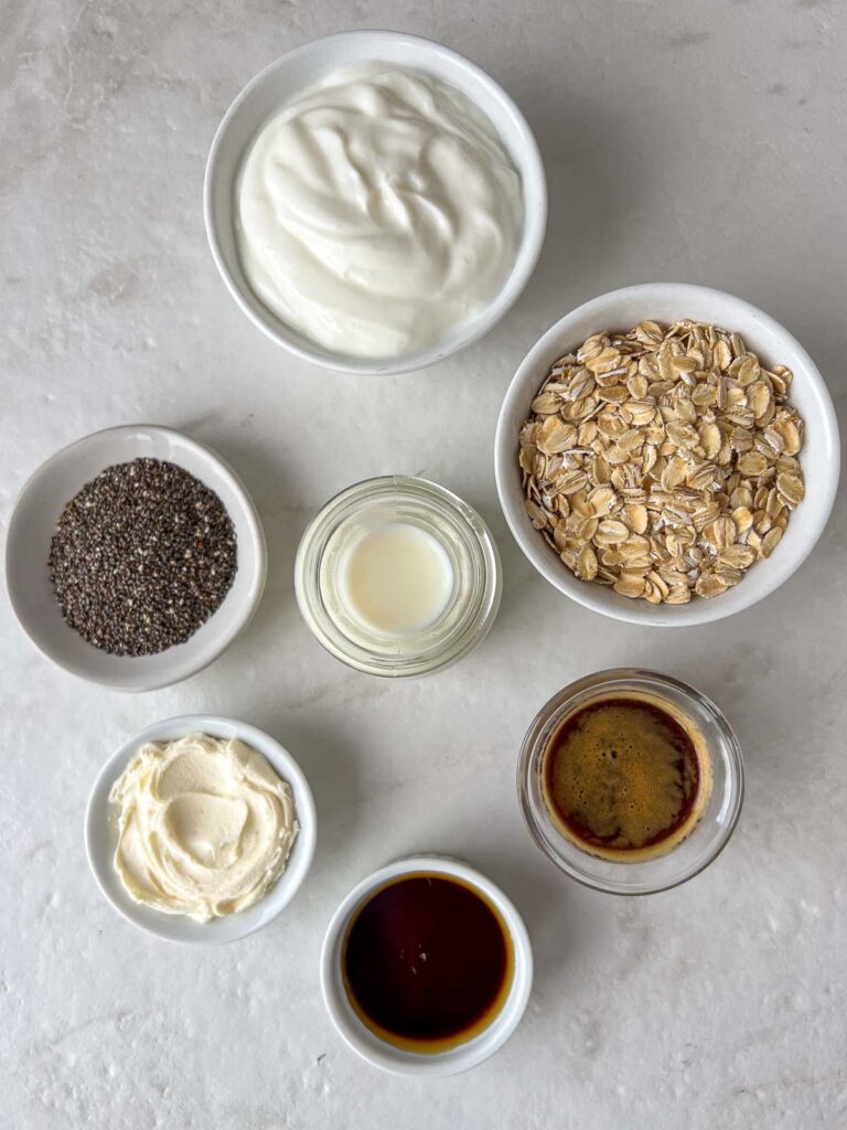 Tiramisu Overnight Oats - Stephanie Kay Nutrition