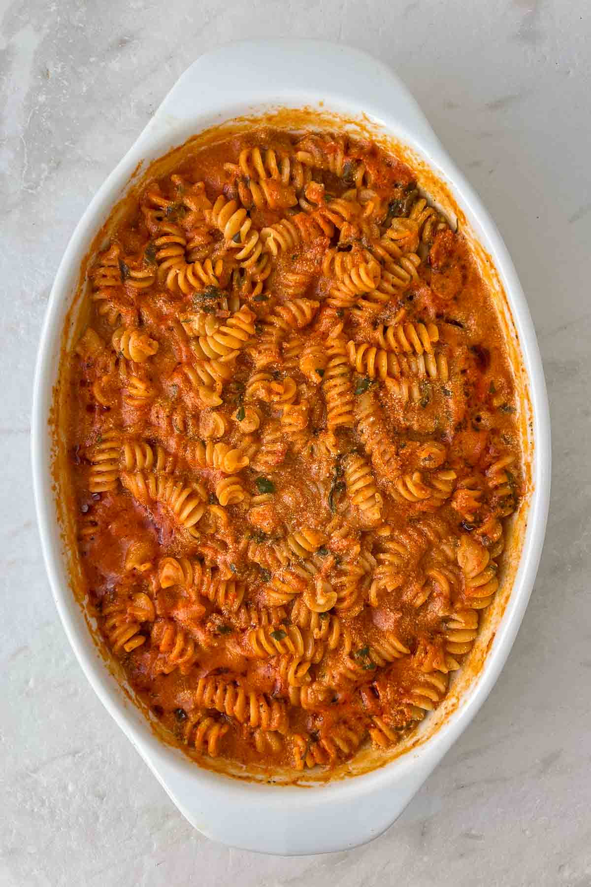 No-Boil Pasta Bake - Stephanie Kay Nutrition