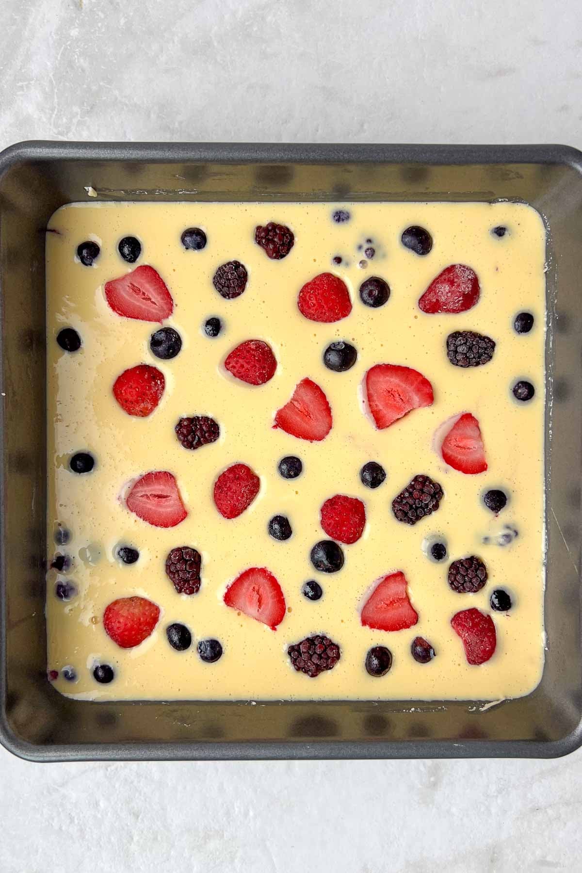 Berry Baked Yogurt - Stephanie Kay Nutrition