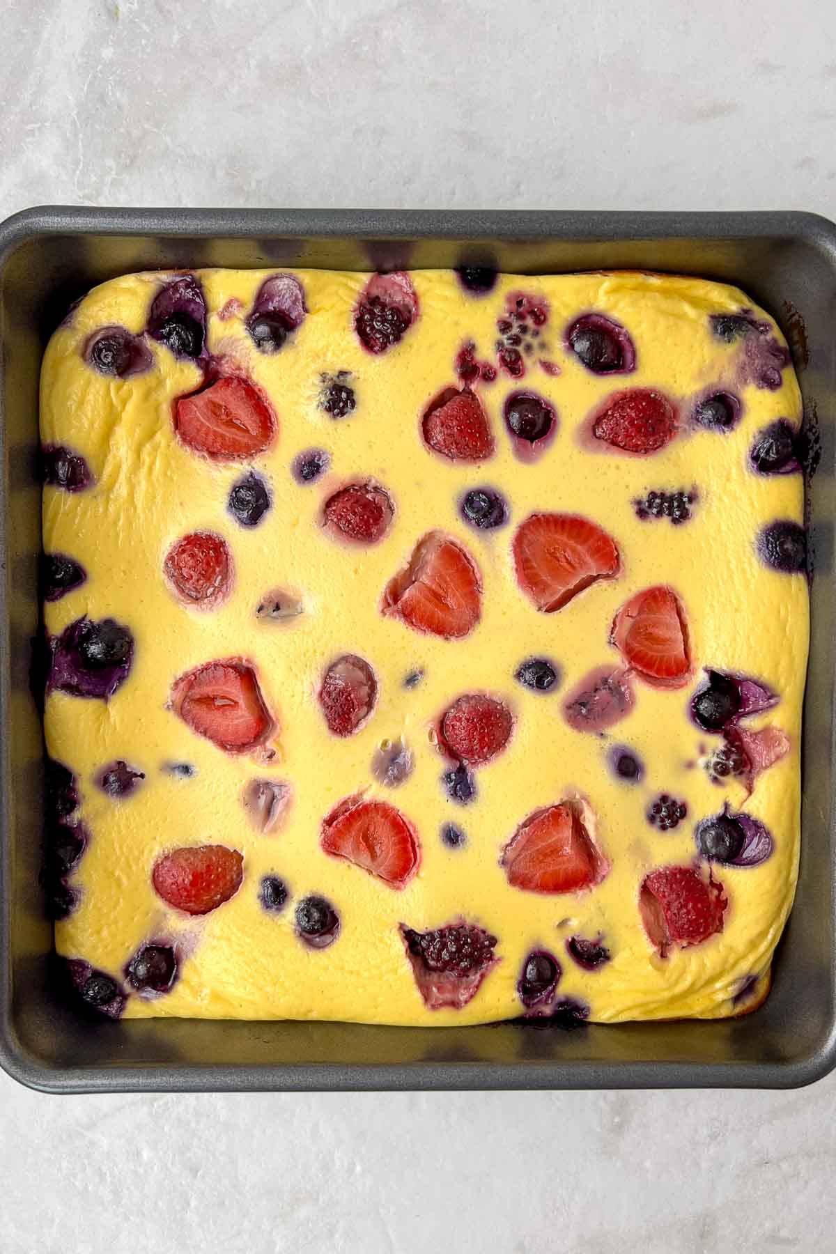 Berry Baked Yogurt - Stephanie Kay Nutrition