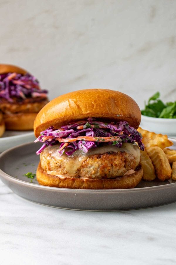Cajun Chicken Burgers - Stephanie Kay Nutrition