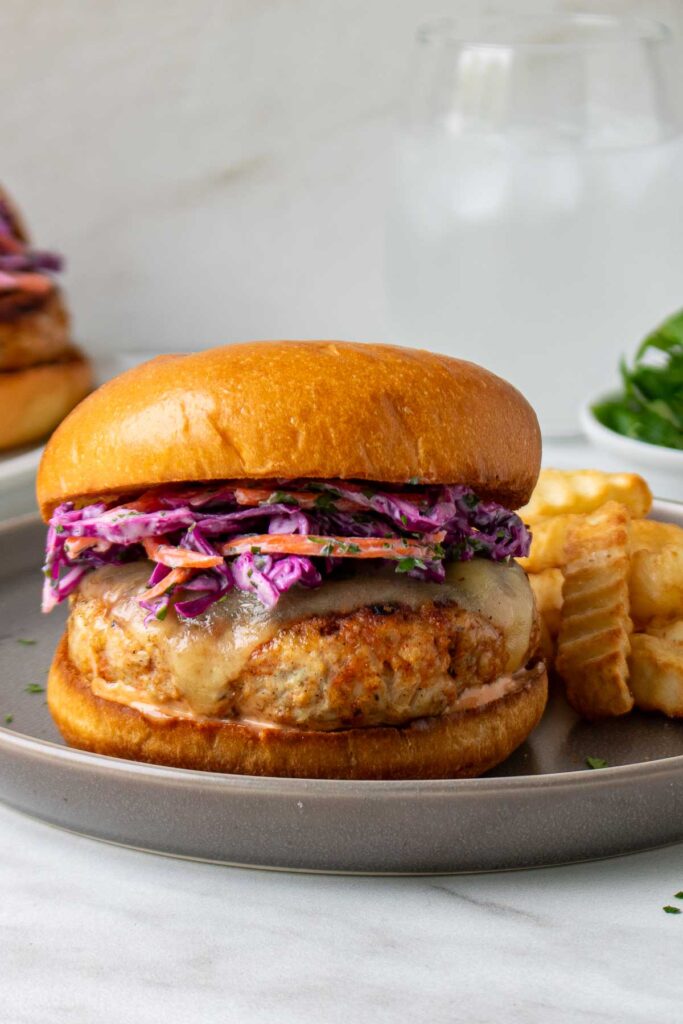 Cajun Chicken Burgers - Stephanie Kay Nutrition