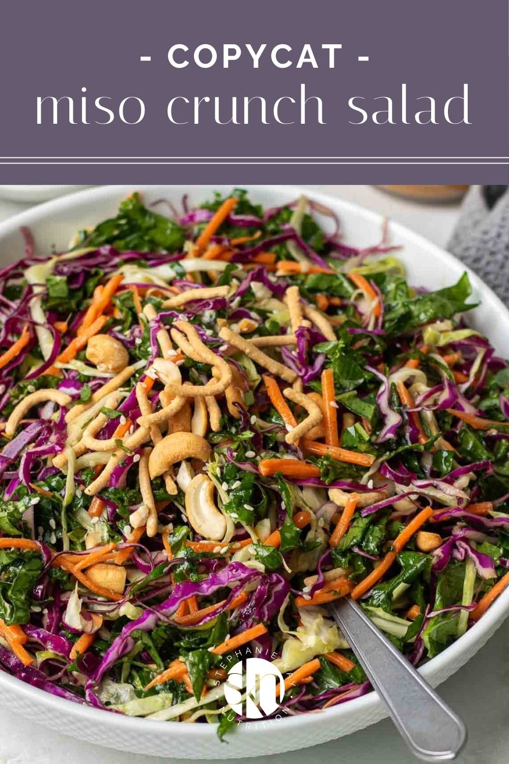 Miso Crunch Salad - Stephanie Kay Nutrition