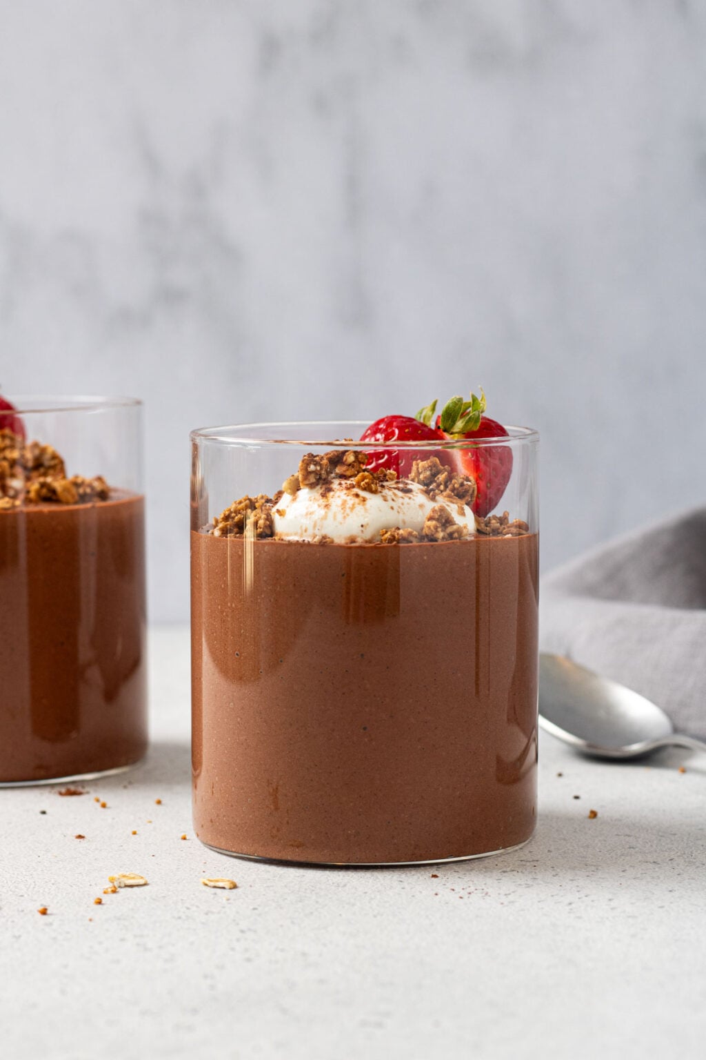 Chocolate Protein Blended Overnight Oats - Stephanie Kay Nutrition