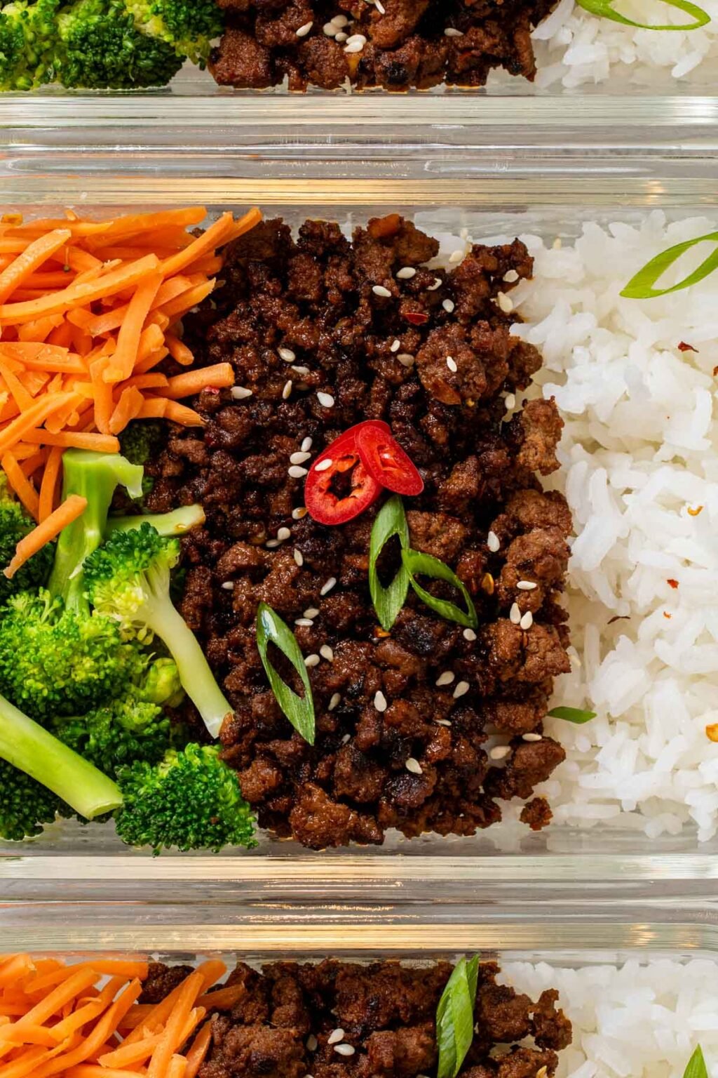 Firecracker Beef Meal Prep Bowls - Stephanie Kay Nutrition