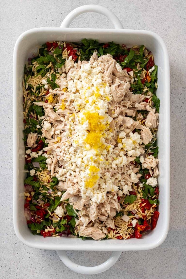 Greek Chicken Casserole - Stephanie Kay Nutrition