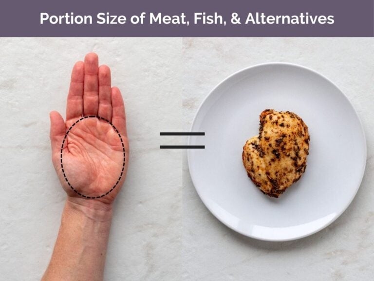 How to Estimate Portion Sizes with Your Hand - Stephanie Kay Nutrition