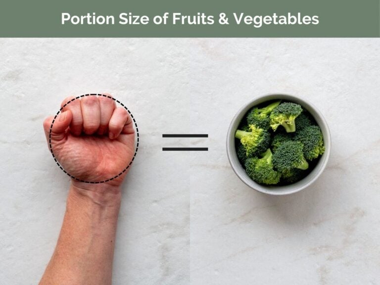 How to Estimate Portion Sizes with Your Hand - Stephanie Kay Nutrition