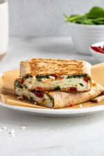 Spinach Feta Egg White Wrap - Stephanie Kay Nutrition