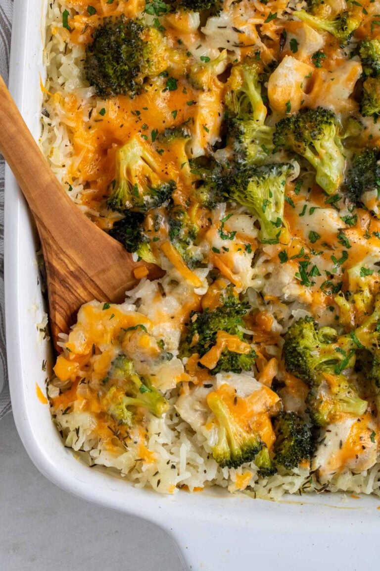 Chicken Broccoli Rice Casserole - Stephanie Kay Nutrition