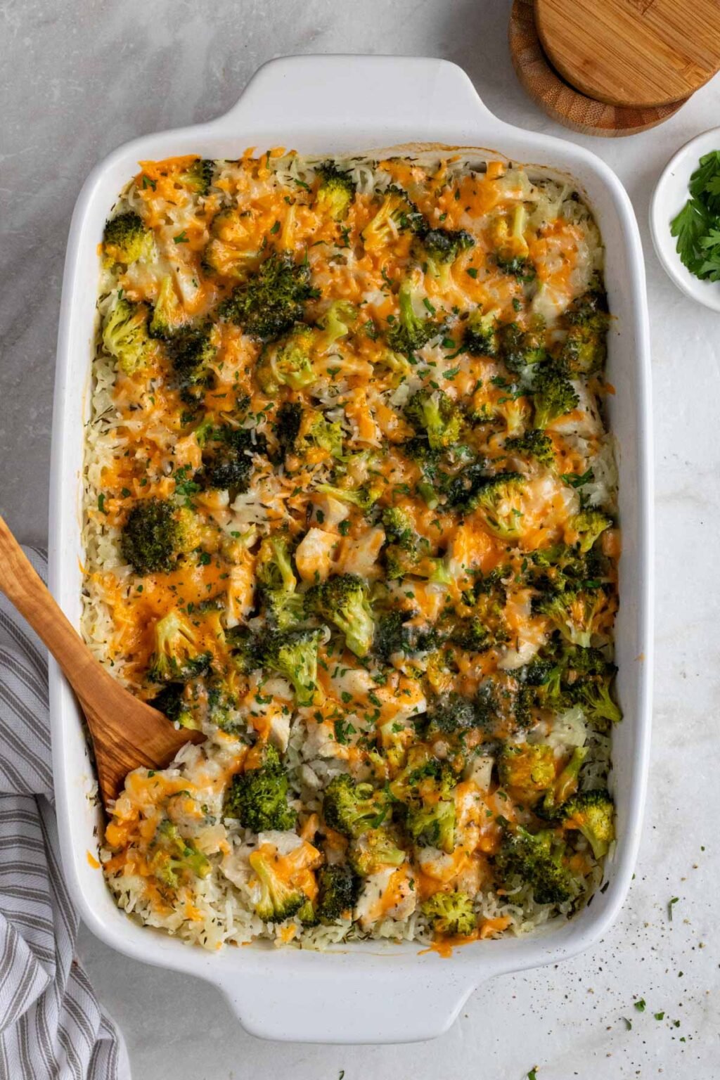 Chicken Broccoli Rice Casserole - Stephanie Kay Nutrition