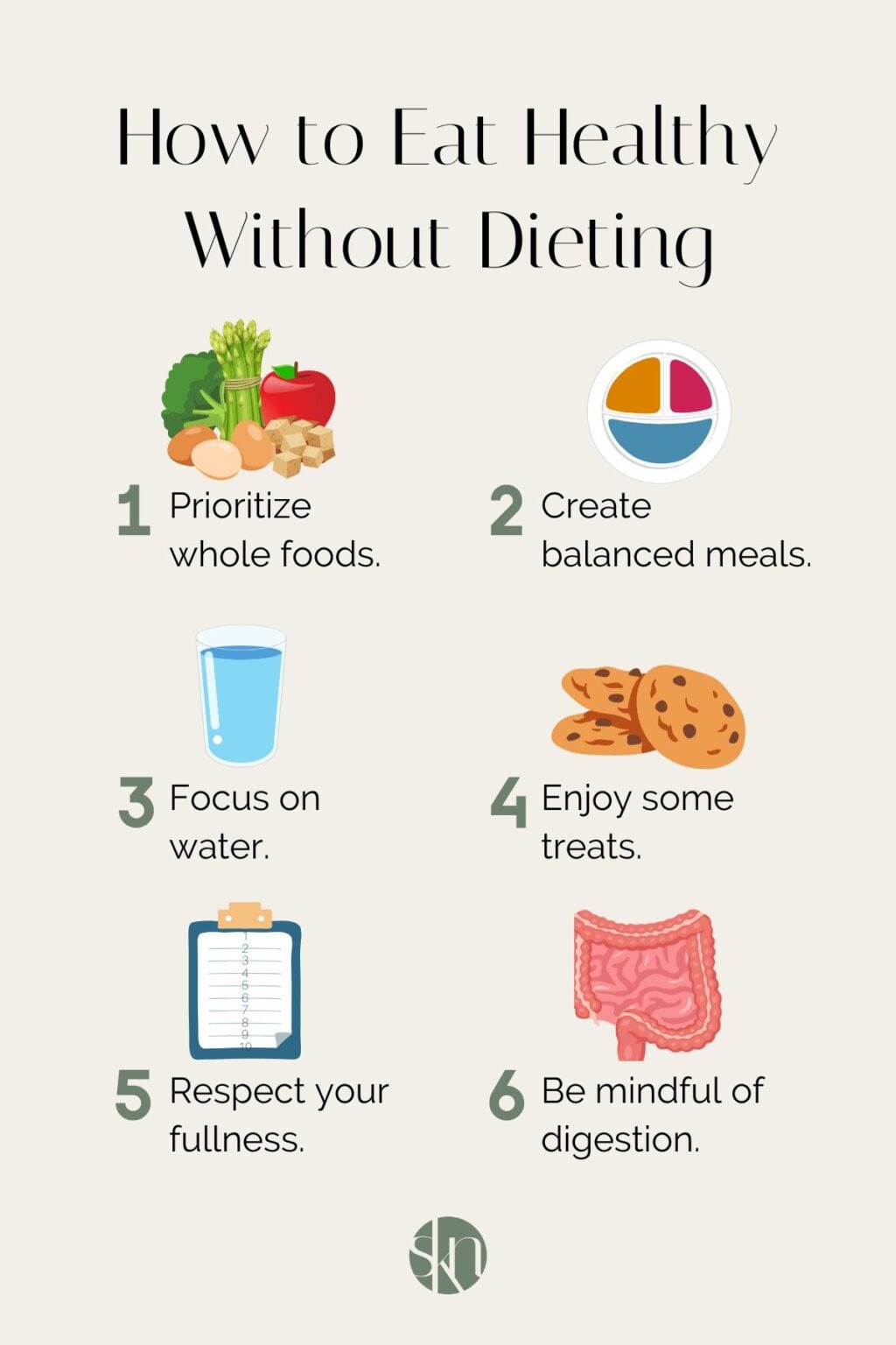 How to Eat Healthy Without Dieting - Stephanie Kay Nutrition
