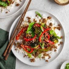 Ground Beef Stir Fry - Stephanie Kay Nutrition