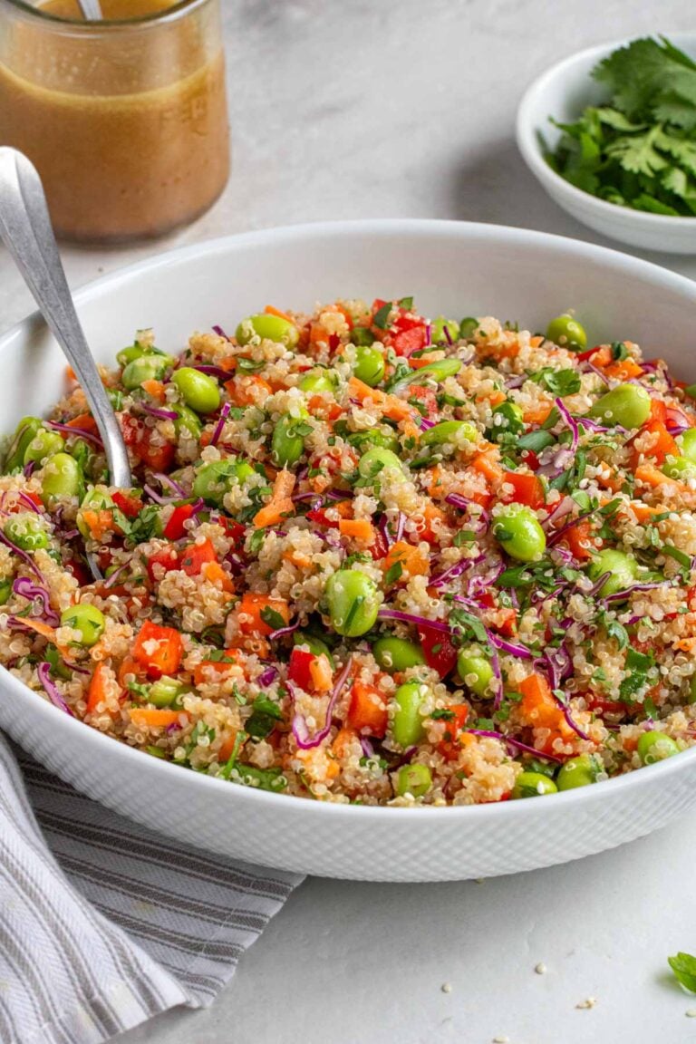 Quinoa Edamame Salad - Stephanie Kay Nutrition