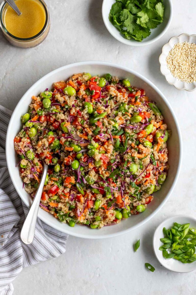 Quinoa Edamame Salad - Stephanie Kay Nutrition
