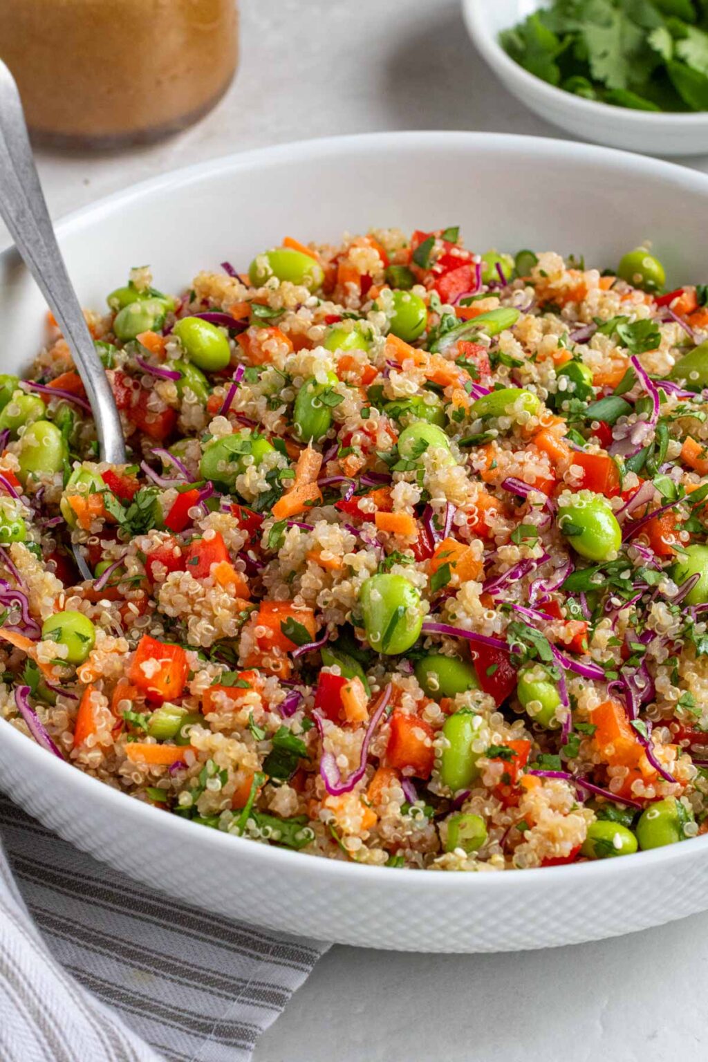 Quinoa Edamame Salad - Stephanie Kay Nutrition