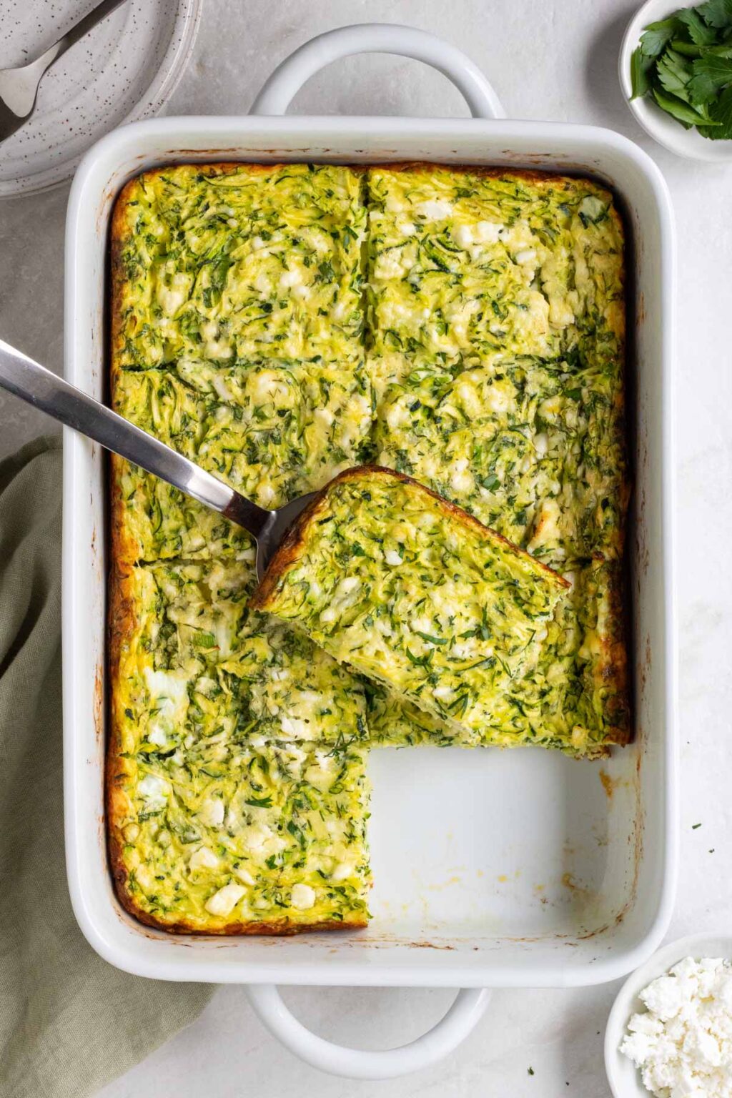 Zucchini Egg Bake - Stephanie Kay Nutrition