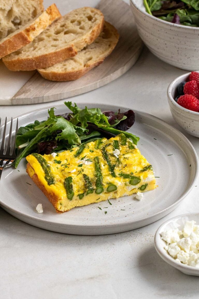 Asparagus Egg Bake - Stephanie Kay Nutrition
